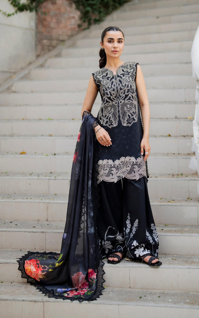 Wildflower Whimsy MSSL-06 | 3pcs Embroidered Unstitched Summer – Asifa ...